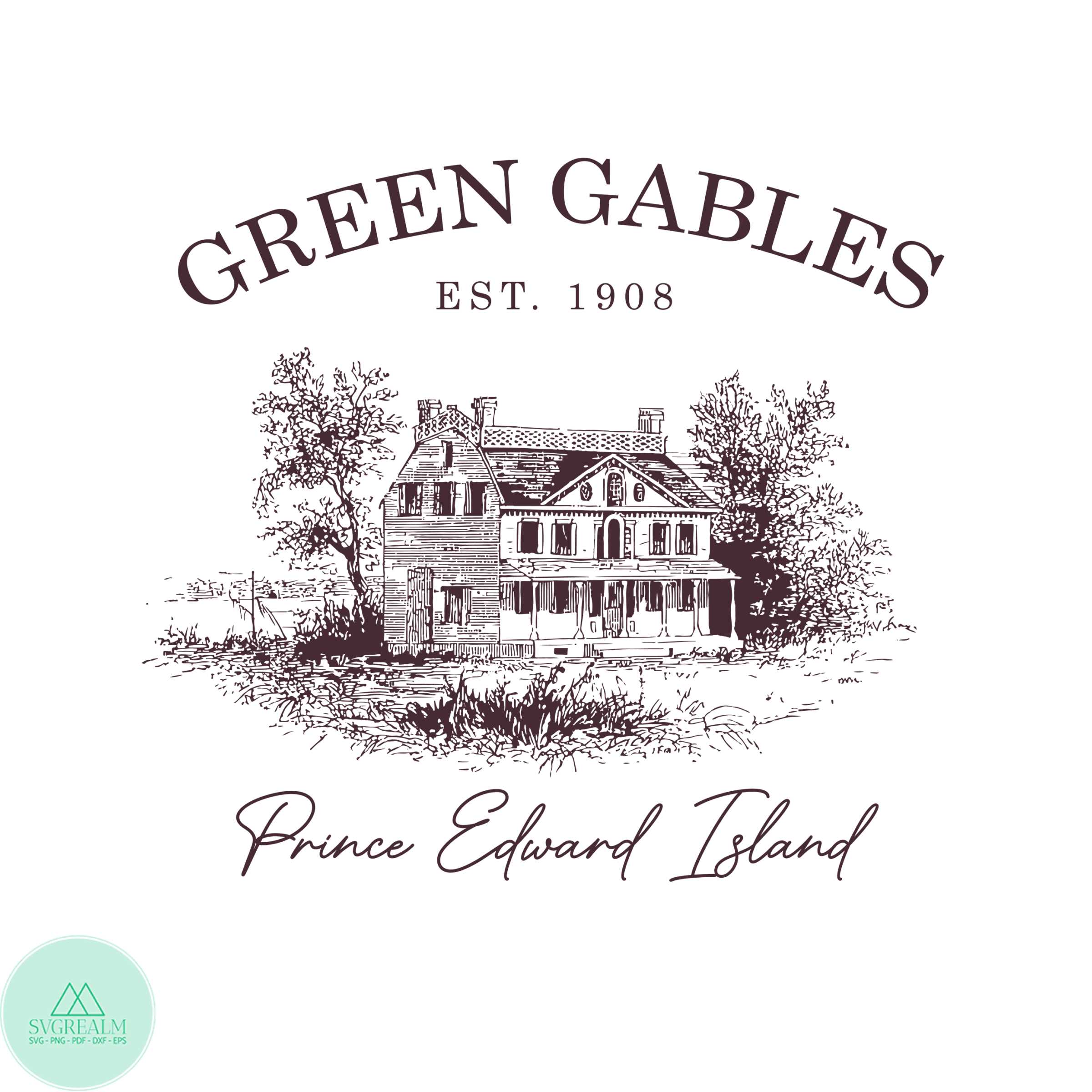 Anne Of Green Gables Lucy Maud Montgomery Novel Svg | Inspire Uplift