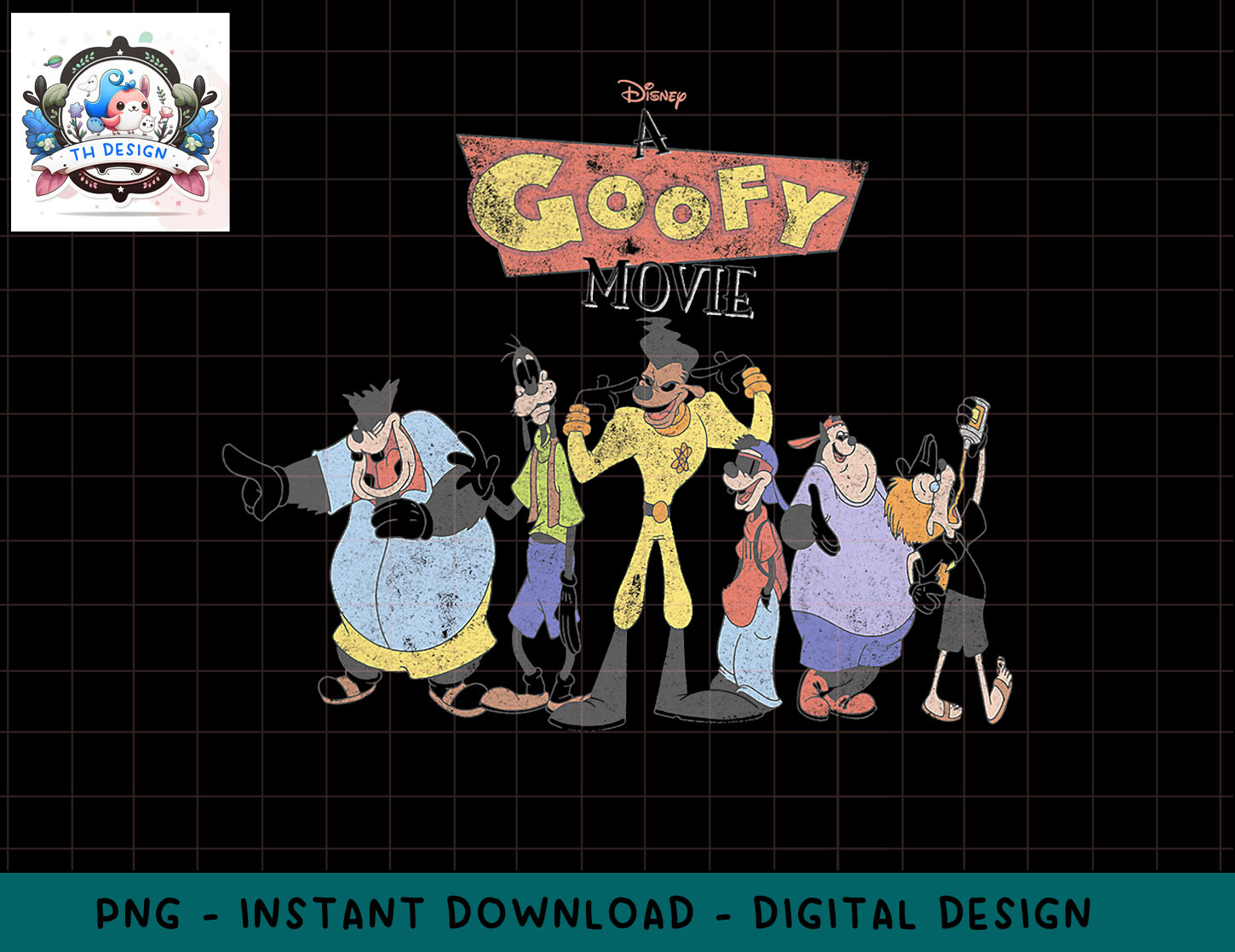 Disney A Goofy Movie Group Shot Logo png, sublimation.jpg | Inspire Uplift