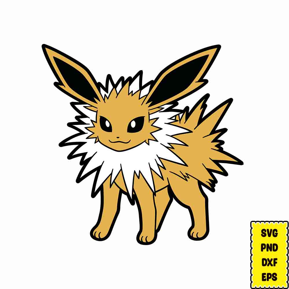 pokemon jolteon svg, Pokemon Svg, Pokemon Cricut, Pokemon La | Inspire ...