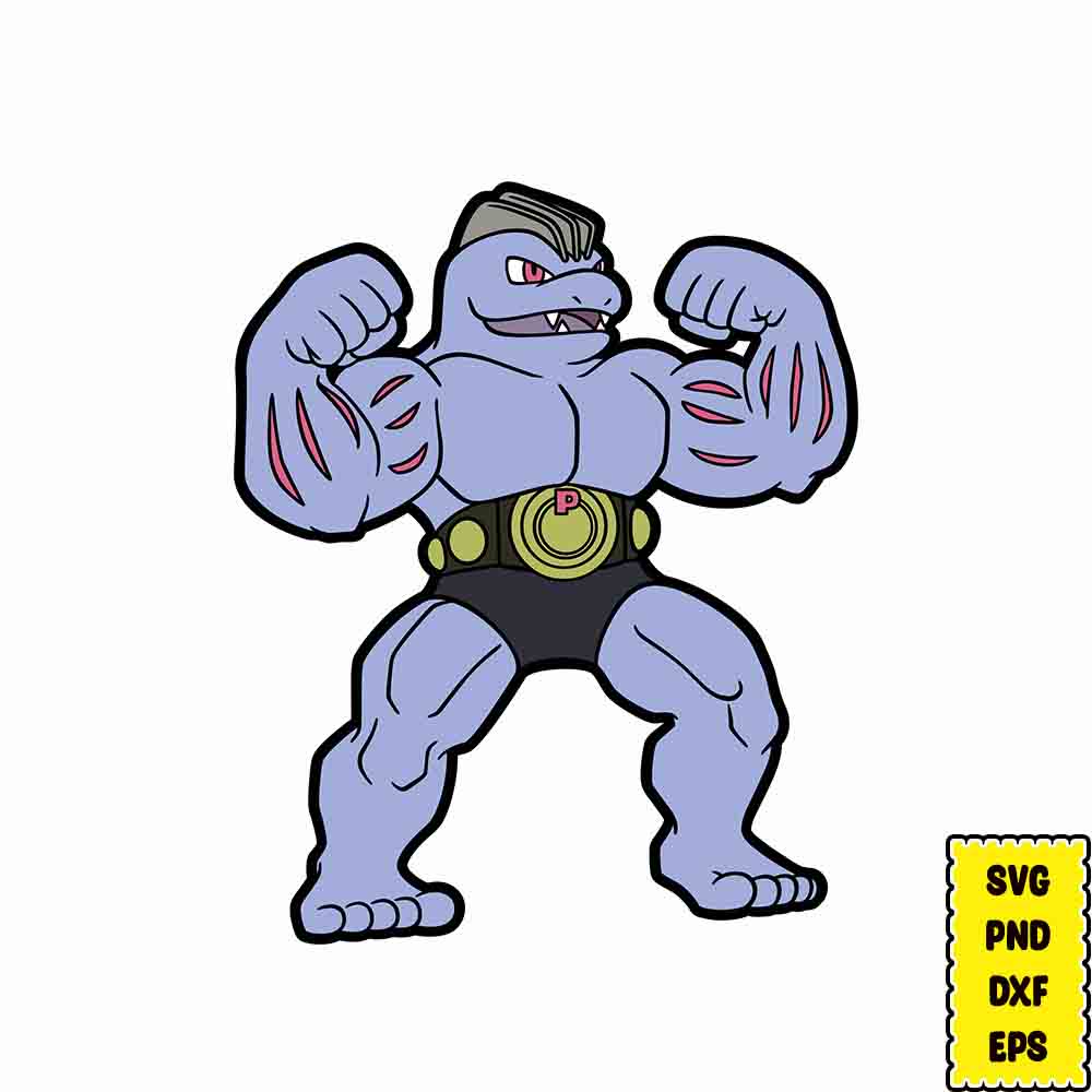 Pokemon Machoke Svg, Pokemon svg Bundle, Pokemon Clipart, Pi - Inspire ...