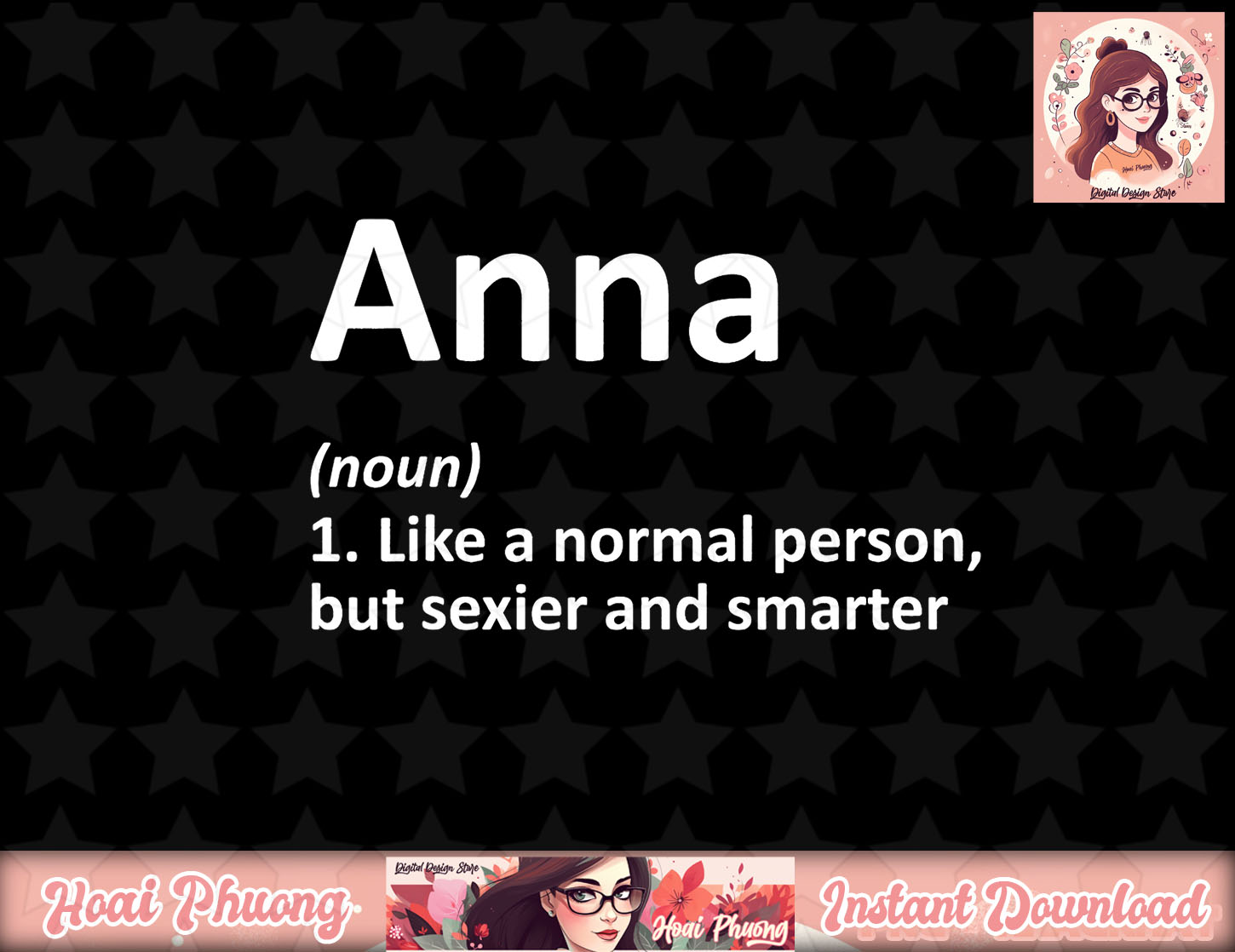 ANNA Definition Personalized Name Funny Birthday Gift Idea p | Inspire Uplift