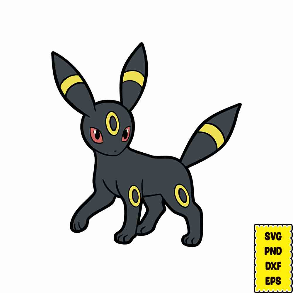 Pokemon Umbreon SVG, Pokemon Bundle, pokemon svg, Pokemon Cr | Inspire ...