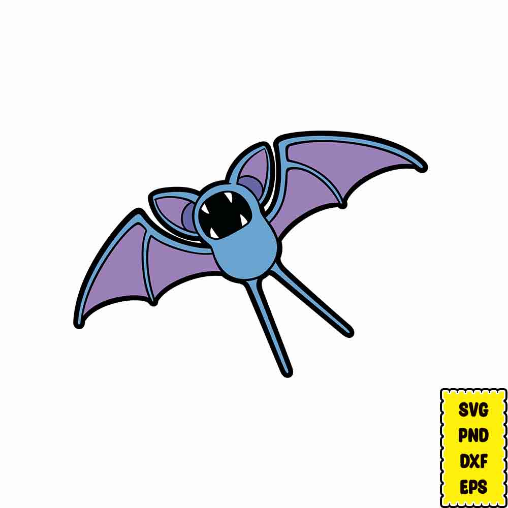 Pokemon Zubat Svg, Pokemon Svg, Pokemon Cricut, Pokemon Laye | Inspire ...