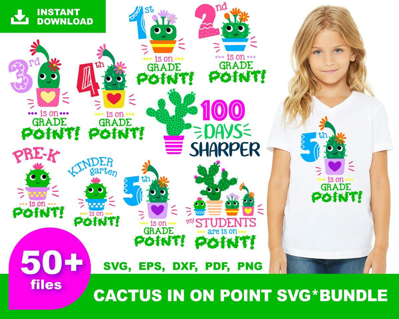 50 Cactus In On Point, Trending Svg, Cactus SVG | Inspire Uplift