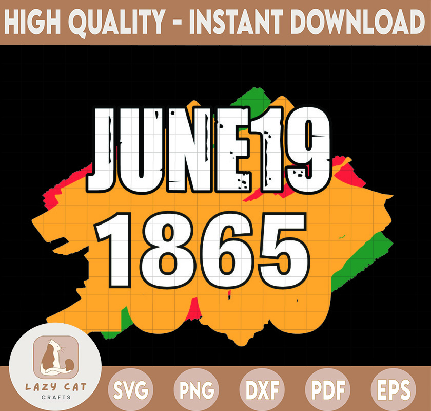 Happy Juneteenth June 19 1865 / Free.ish / BLM PNG Only. Cli | Inspire ...