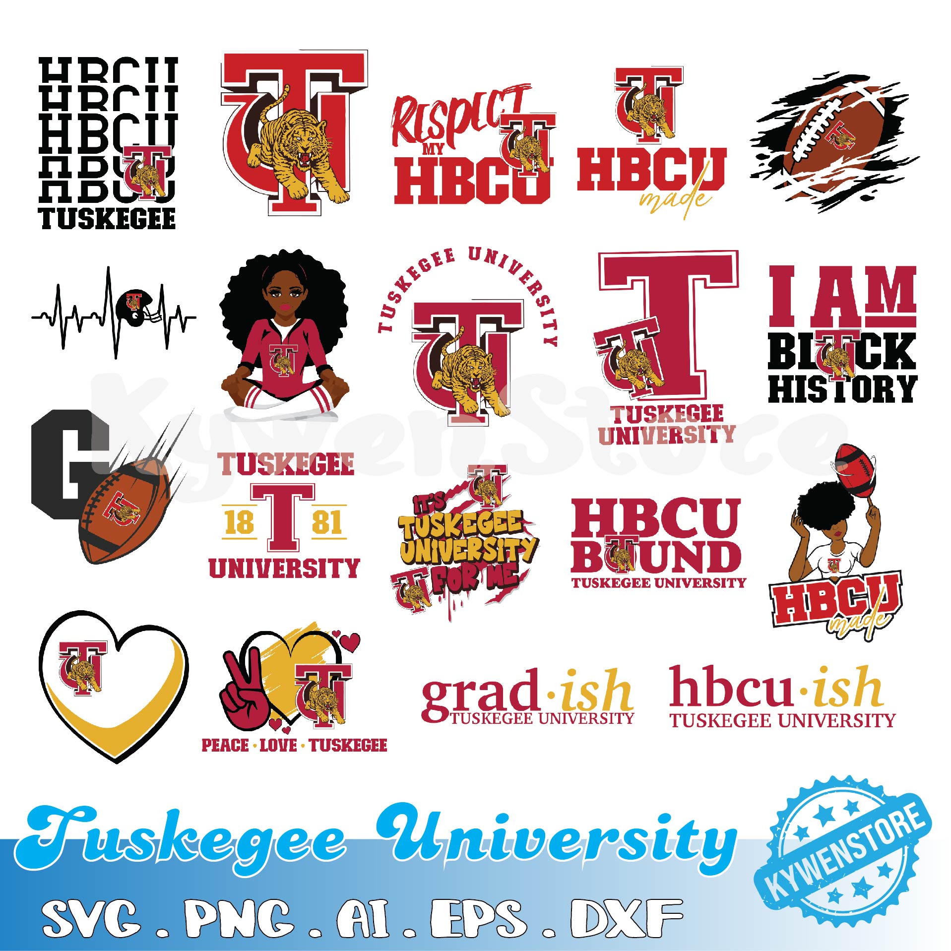 Tuskegee University Svg, HBCU Svg, HBCU Bundle Svg, Cut File | Inspire ...