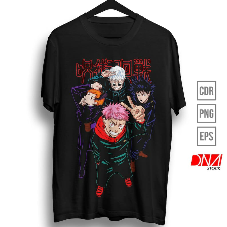 Anime vector files, Anime dtf transfer, Anime png for shirts - Inspire ...