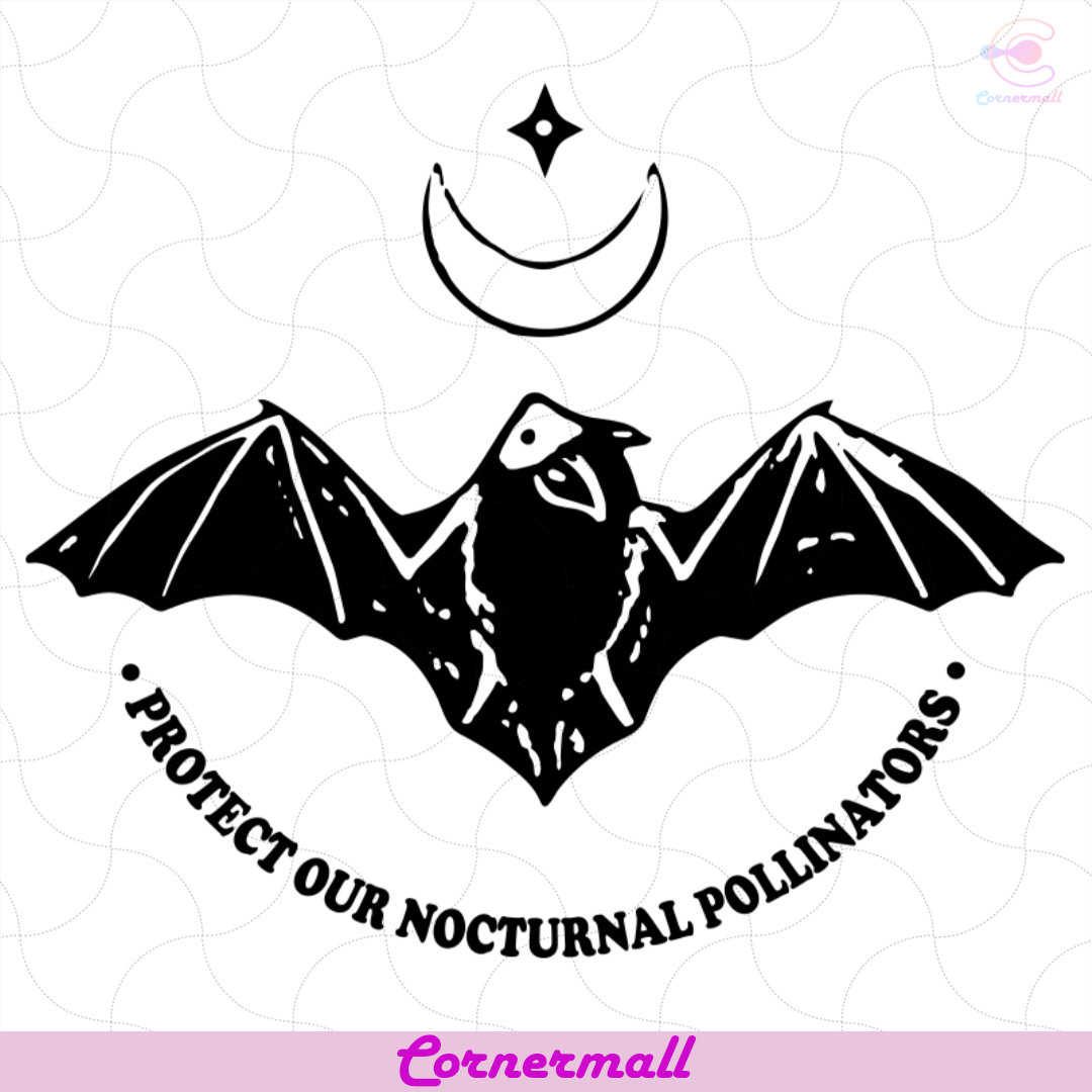 Protect Our Nocturnal Pollinators Svg, Animal Svg, Nocturnal | Inspire ...