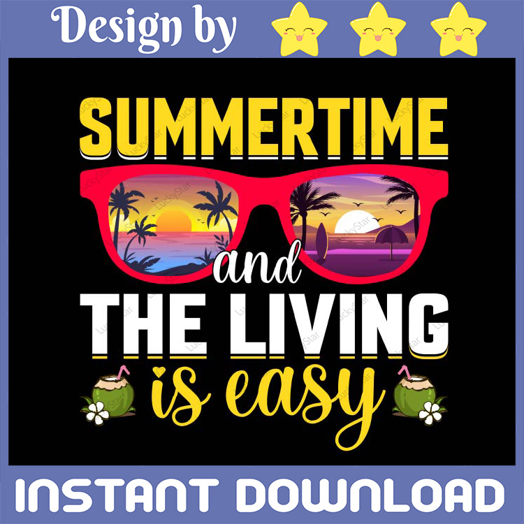 Summertime and The Living Is Easy Png | Inspire Uplift