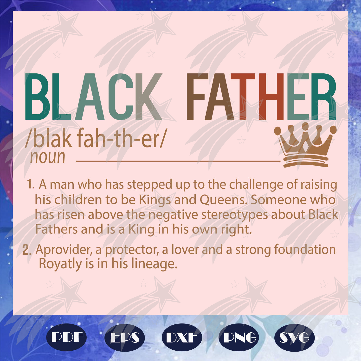 Black father definition svg, Dope black father svg, Black Fa - Inspire ...