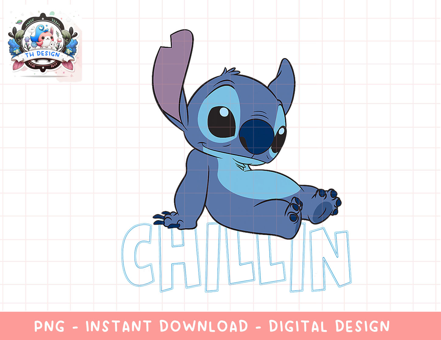Disney Lilo & Stitch Chillin With Stitch png, sublimation.jp | Inspire ...