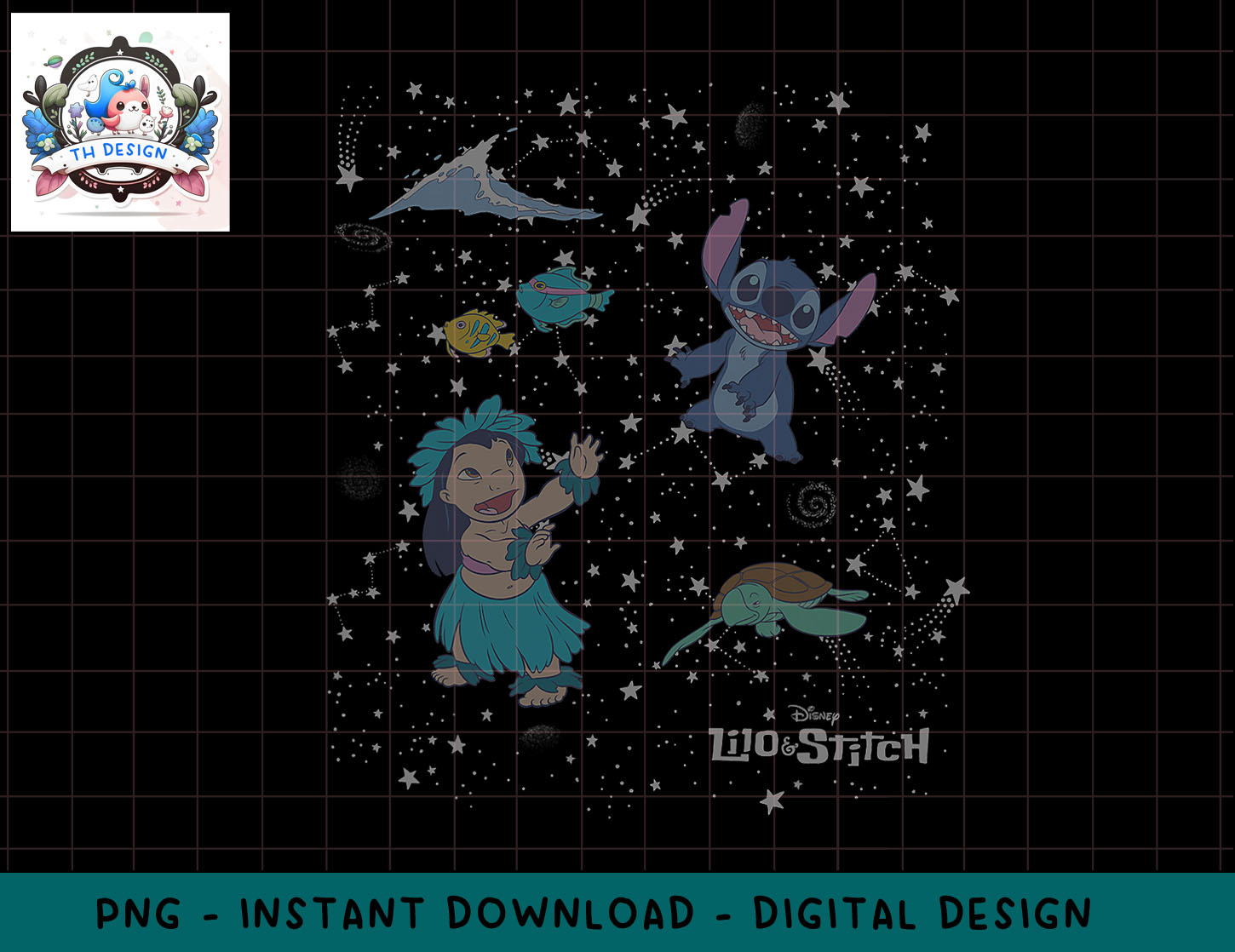 Disney Lilo & Stitch Constellations png, sublimation.jpg - Inspire Uplift