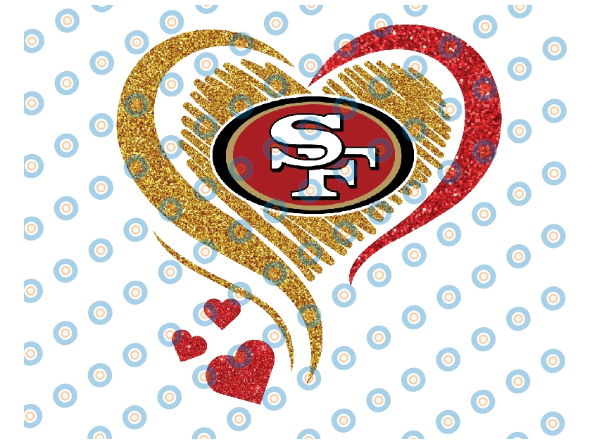 San Francisco, 49ers Svg, Heart NFL Png, San Francisco 49ers | Inspire ...