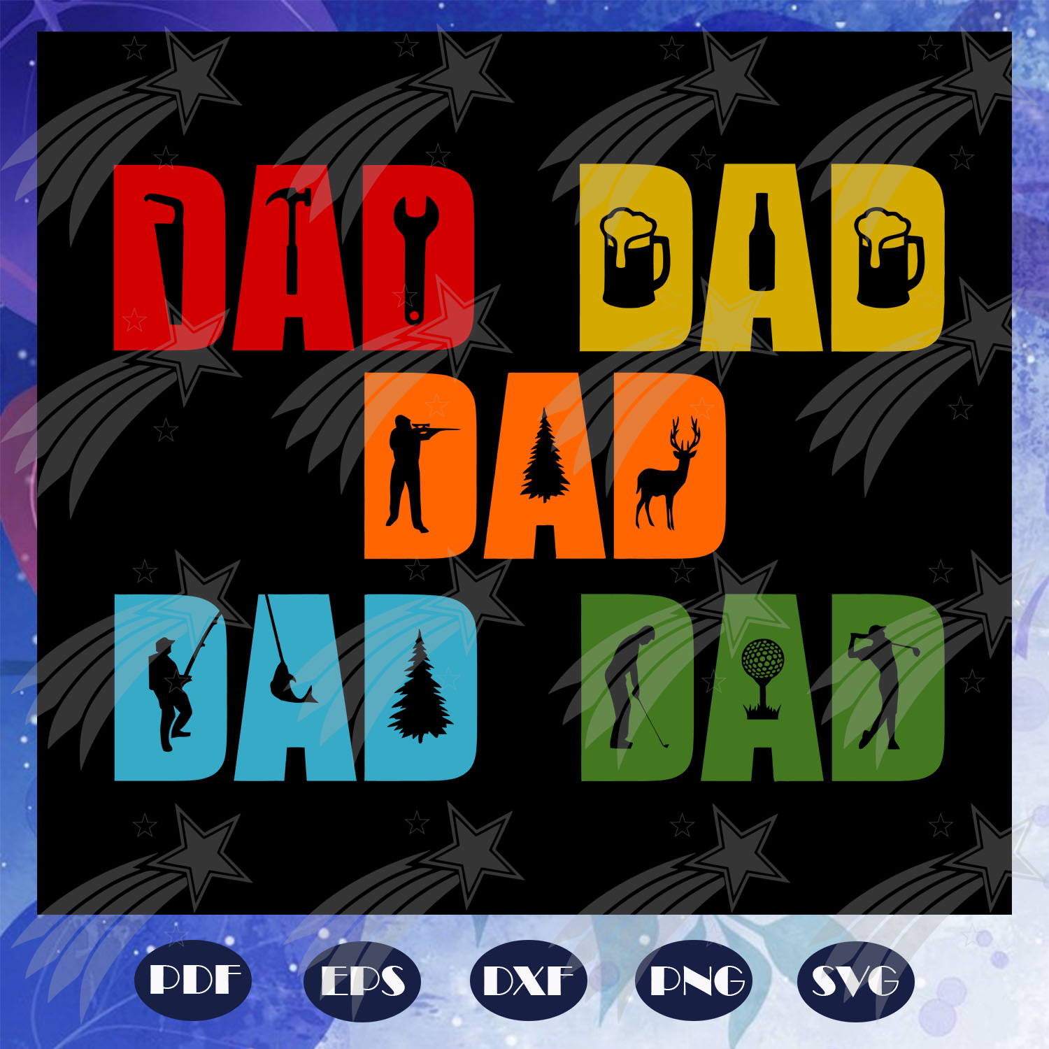 Dad svg, papa svg, daddy svg, fathers day svg, father svg, f | Inspire ...