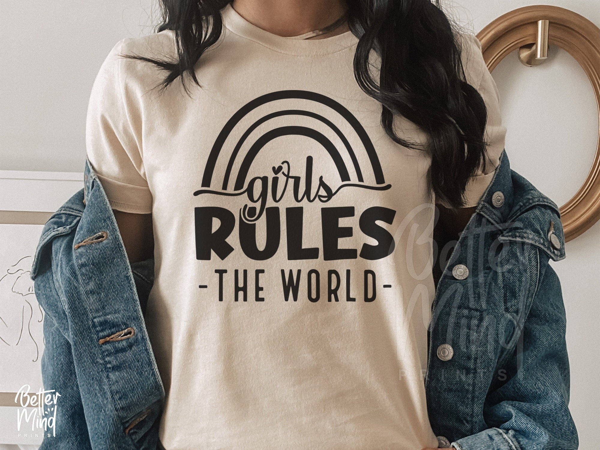 Girls Rule The World SVG PNG, Girl Power Svg, Empowering Svg - Inspire ...