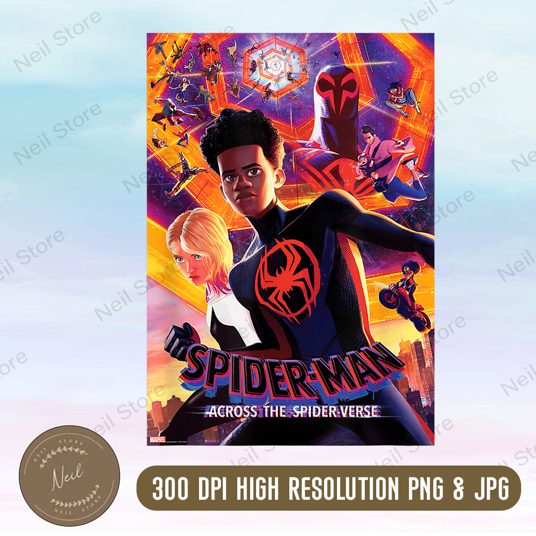 TEXTLESS Spider-Man: Across the Spider-Verse png poster, png - Inspire ...