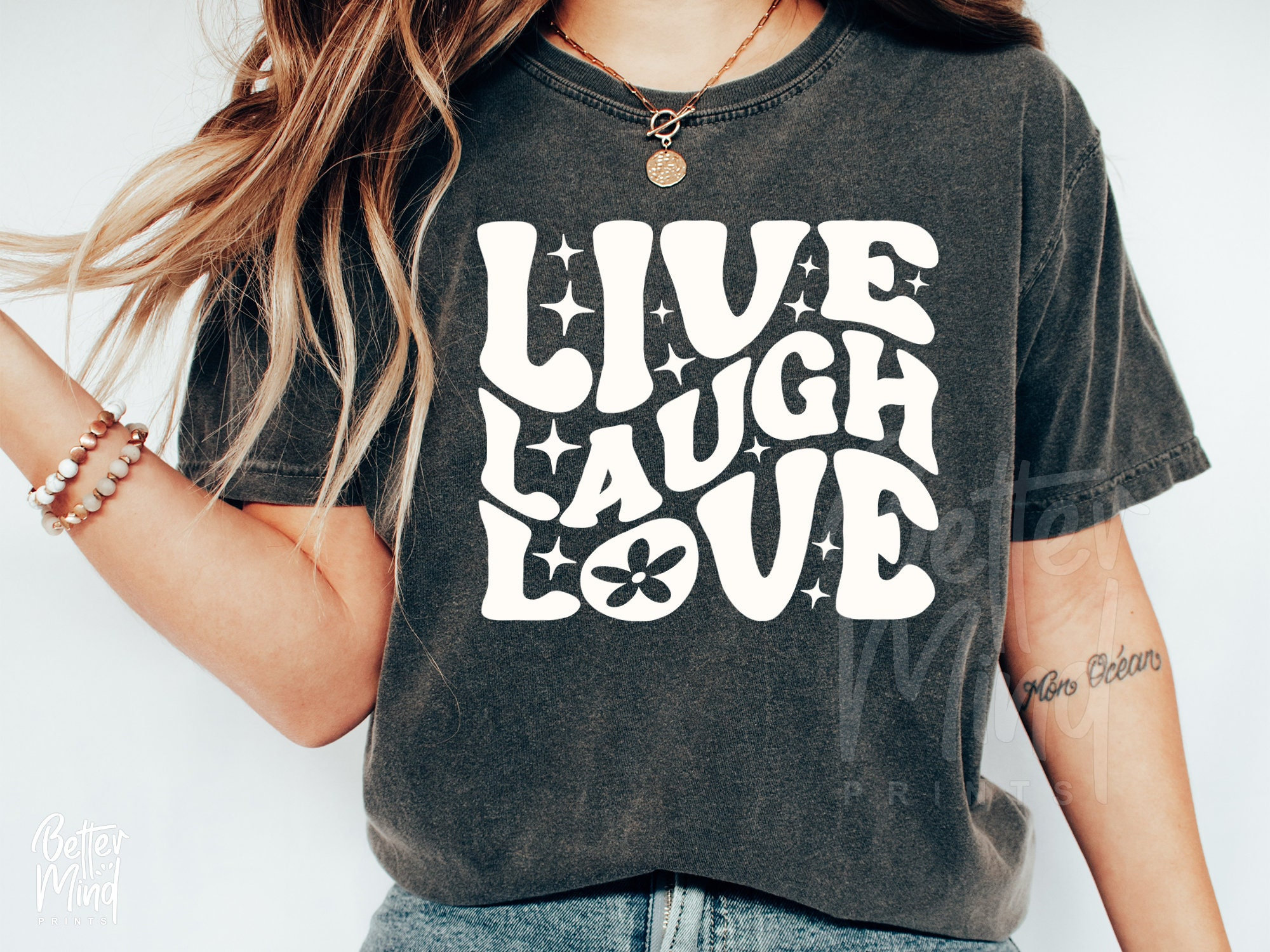 Live Love Laugh SVG PNG, Self Love Svg, Positive Svg, You Ma - Inspire ...