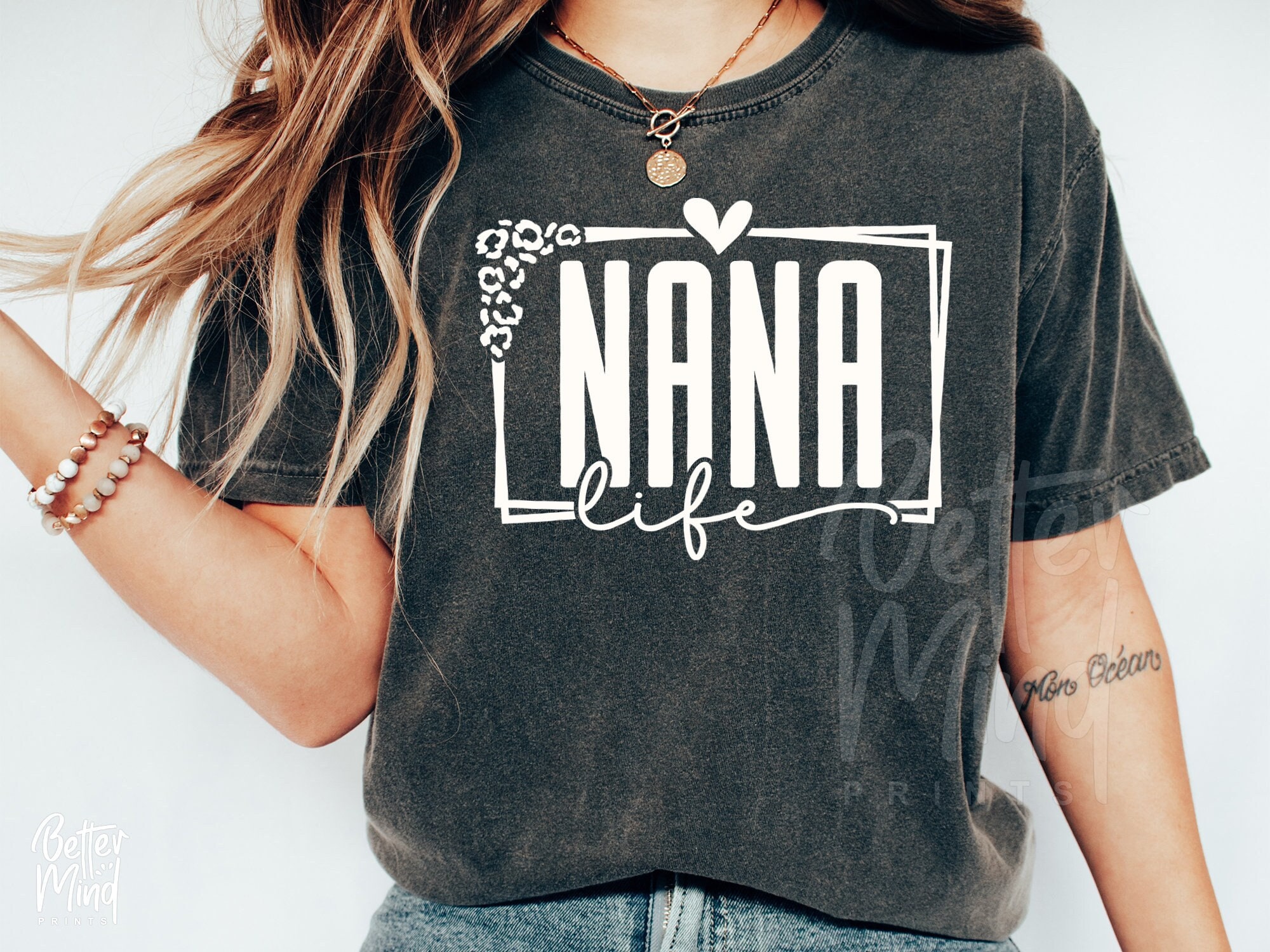 Nana Life SVG PNG, Nana svg, Leopard Nana SVG, Grandma svg, | Inspire Uplift