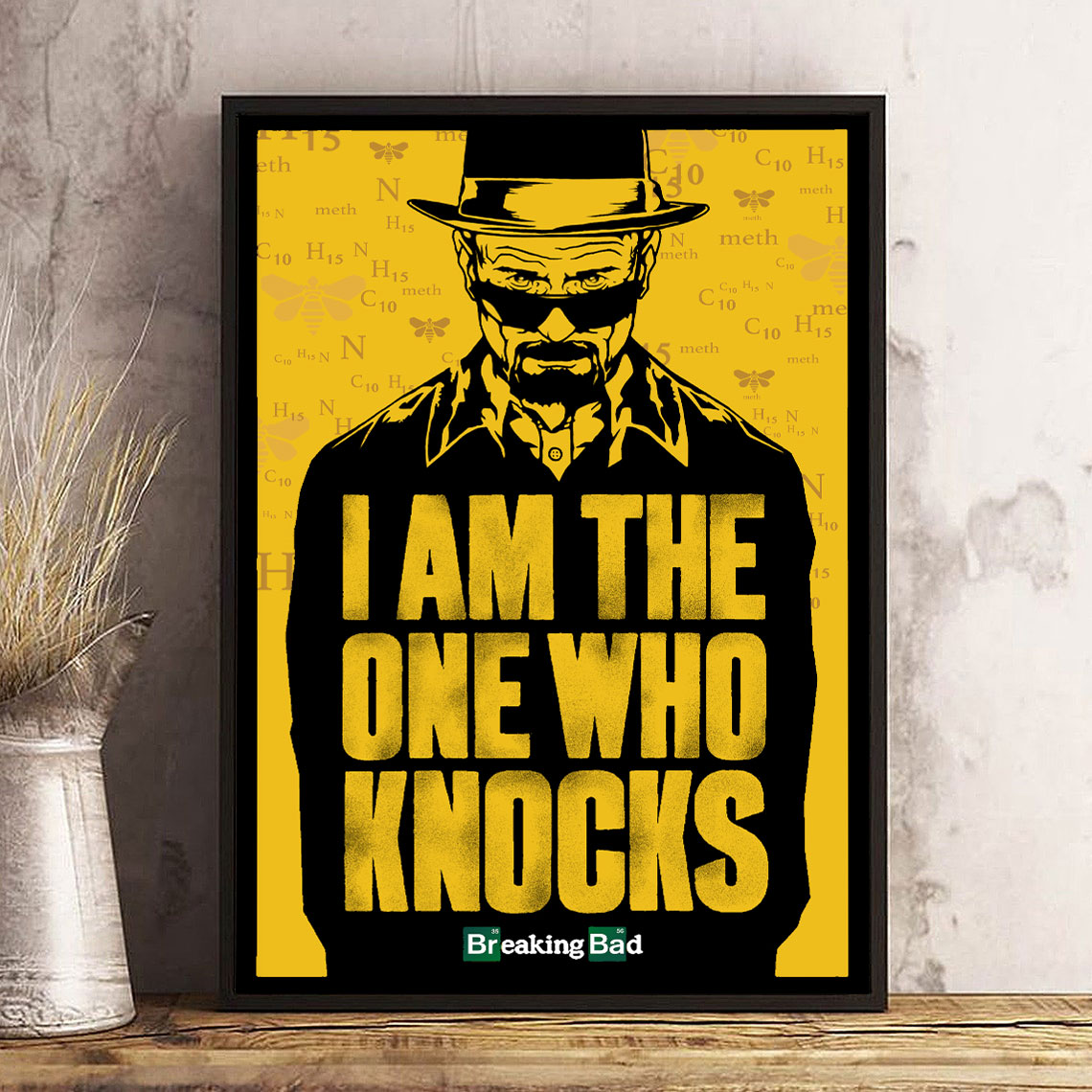 I am the One Who Knocks Poster, Breaking Bad Poster, Movie D | Inspire ...