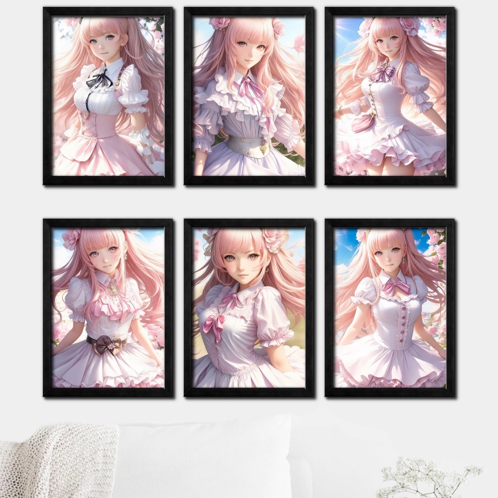 Digital art, set of 6 prints, wall decor, posters, living ro | Inspire ...