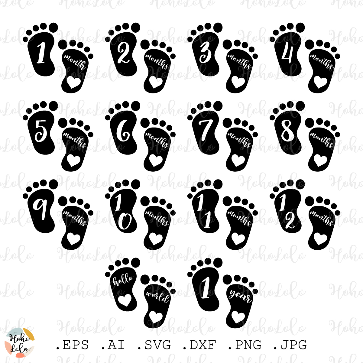 Baby Milestones Svg, Baby Milestones Cricut, Baby Milestones | Inspire ...