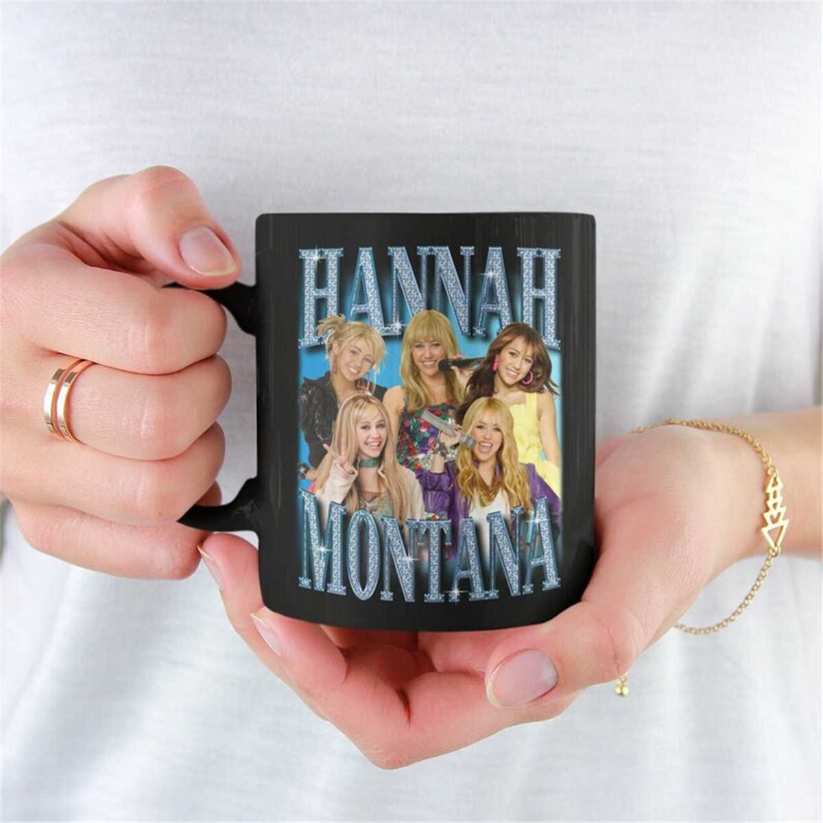 Retro Hannah Montana Mug -miley cyrus coffee mug,miley cyrus | Inspire ...