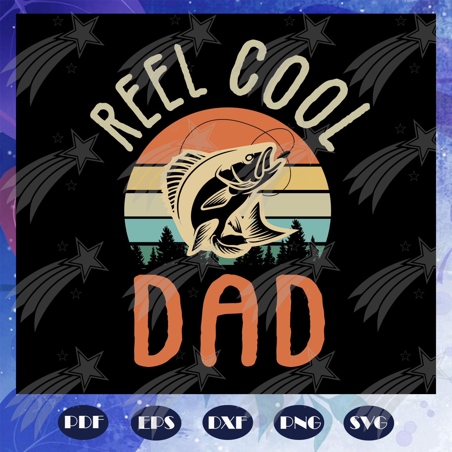 Reel cool dad svg, fathers day svg, papa svg, father svg, da - Inspire ...