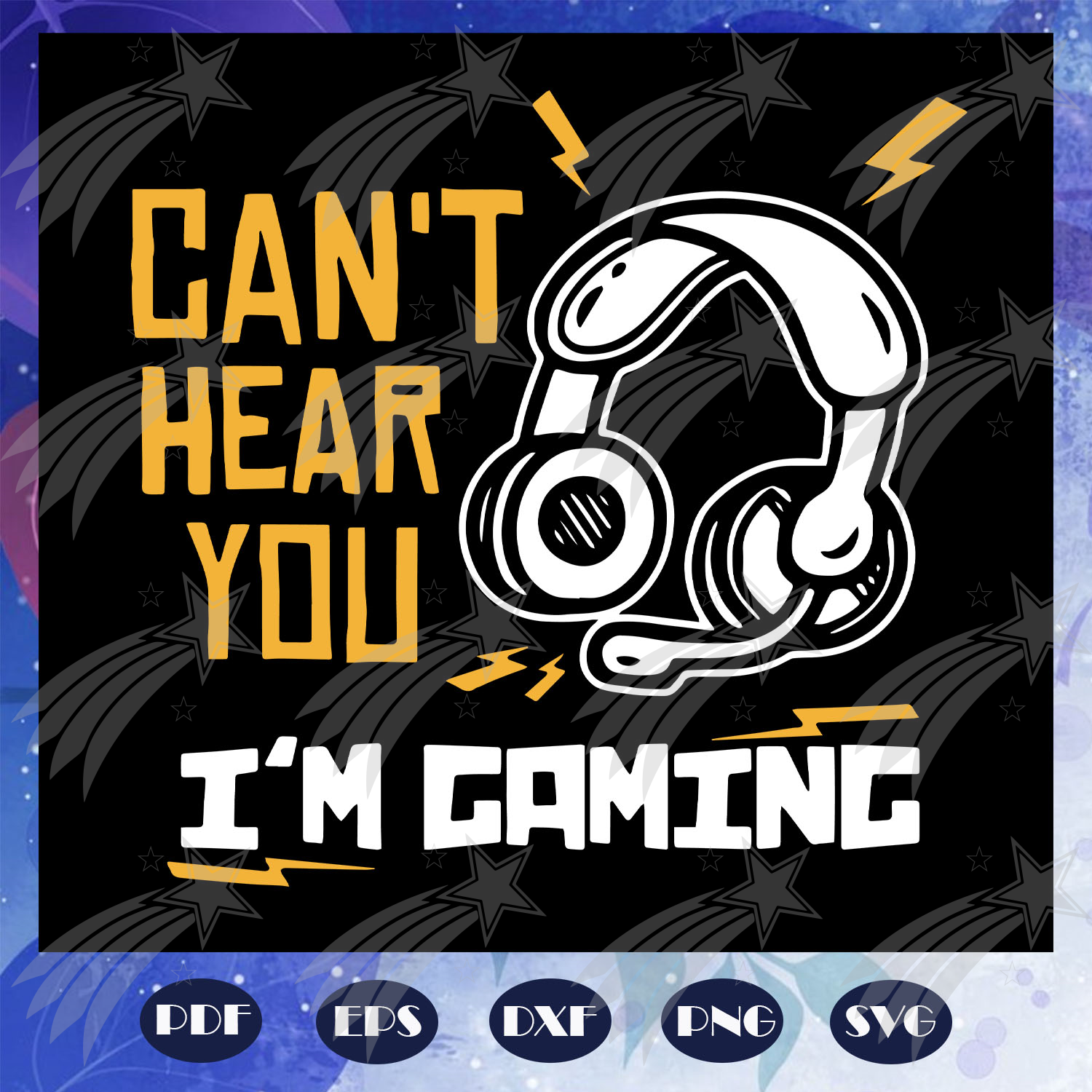 Cannot hear you I am gaming svg, video gamer svg, video game | Inspire ...