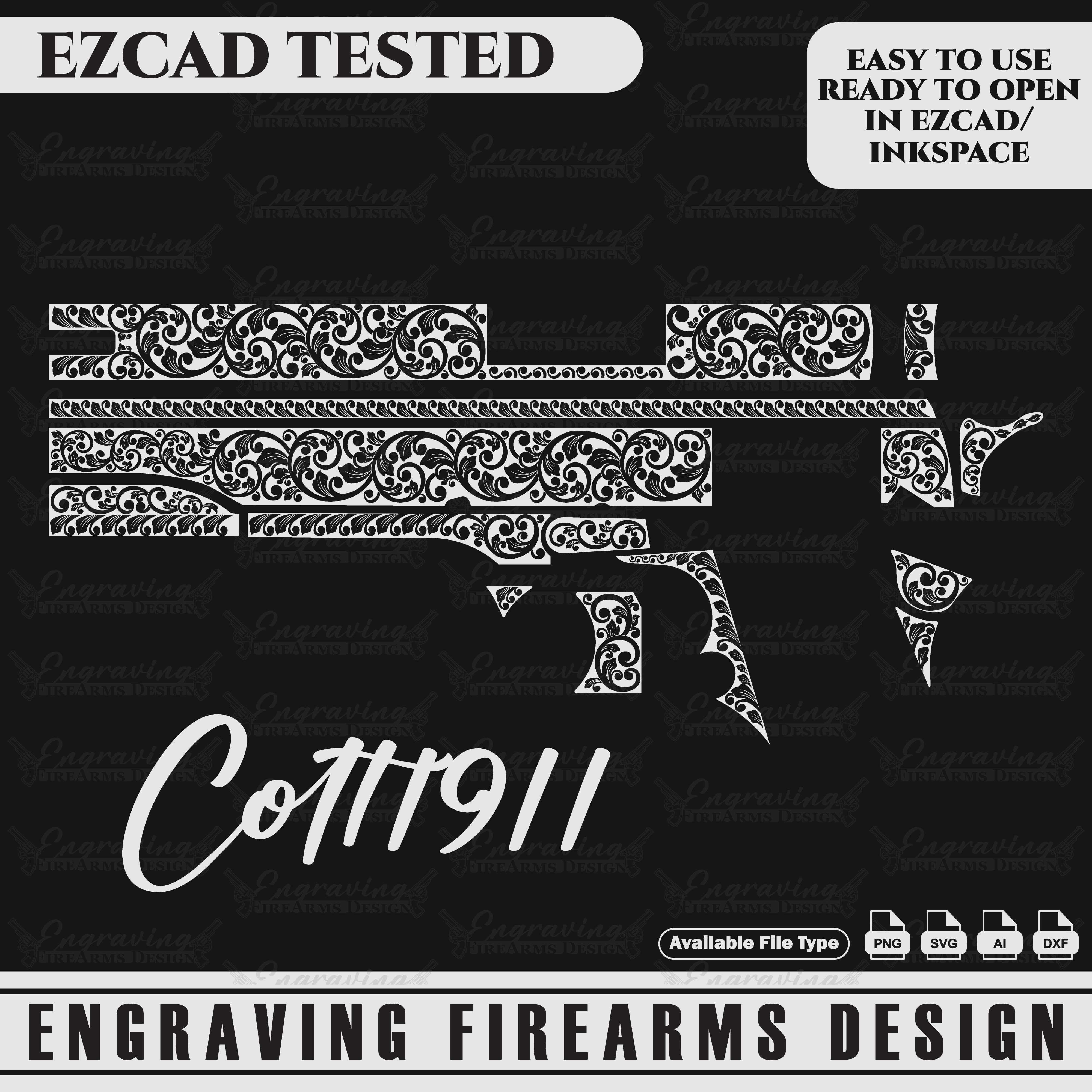 Engraving Firearms Design Colt Scroll Design | Inspire Uplift