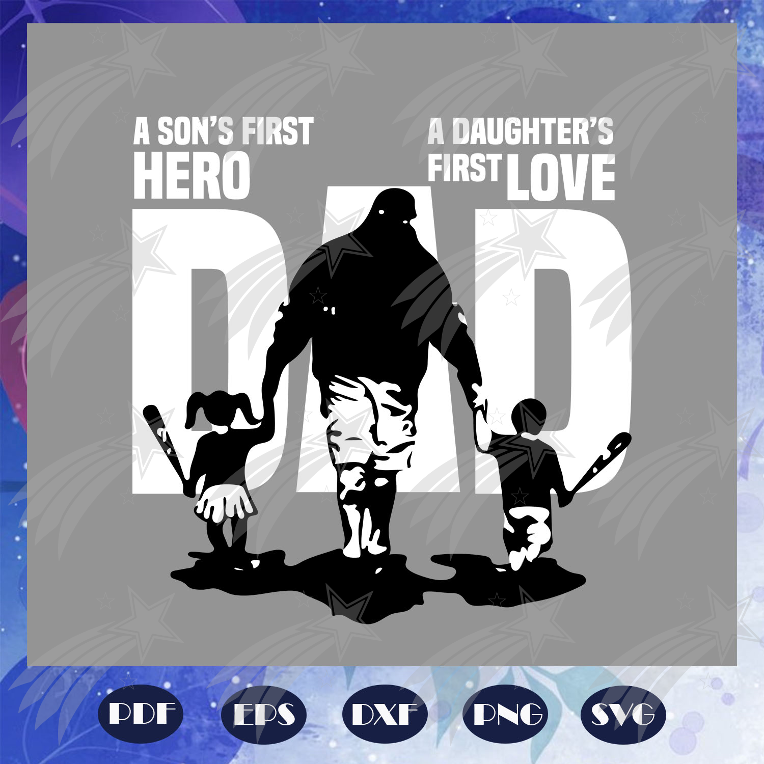 A sons first hero, a daughters first love, fathers day svg, | Inspire ...