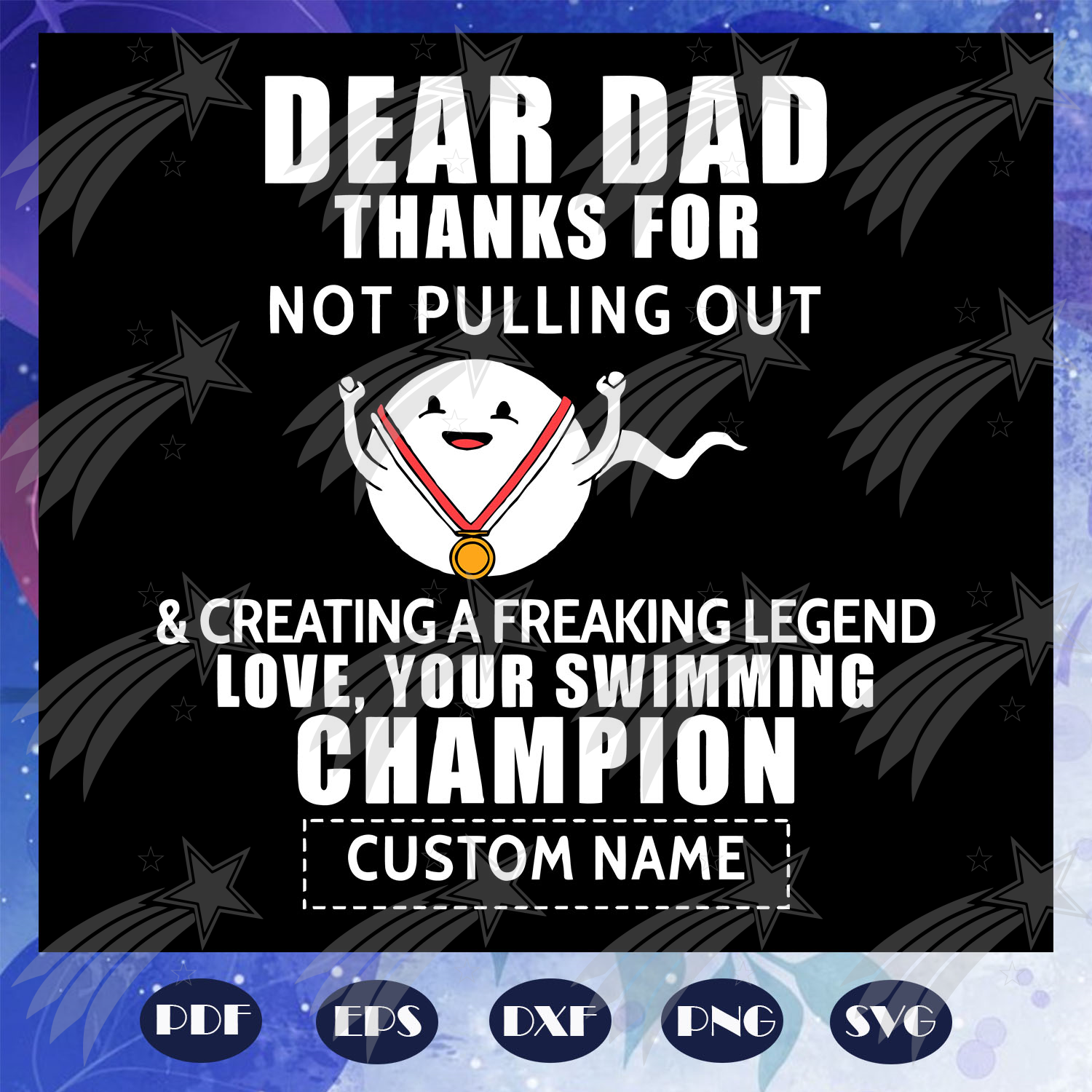 Dear dad thanks for not pulling out svg, fathers day svg, fa - Inspire ...