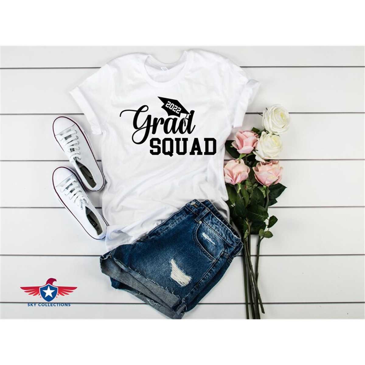 2022 Grad Squad Shirt, Class of 2022 Shirt, School Graduatio | Inspire ...