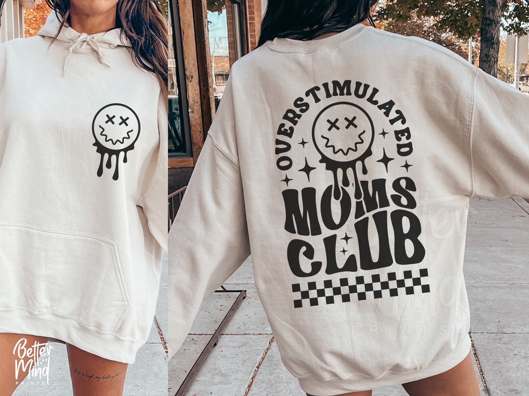 Overstimulated Moms Club SVG PNG, Mom Life Svg, Mom Club Svg | Inspire ...