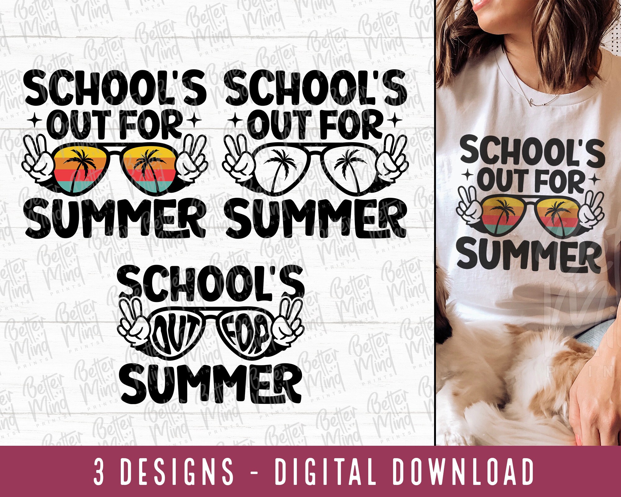 Schools Out For Summer SVG PNG, Teacher Life Svg, Funny Teac - Inspire ...