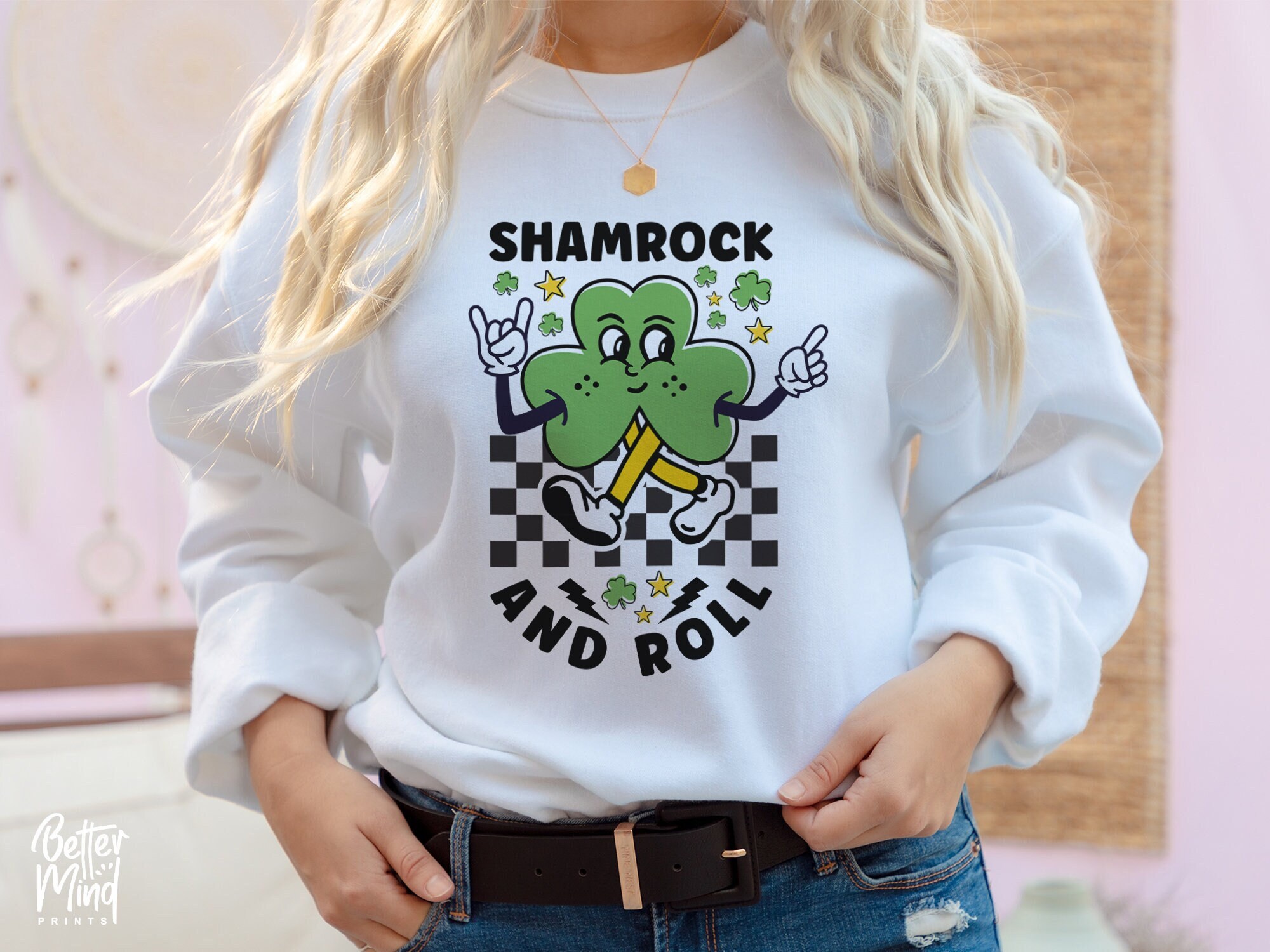 Shamrock And Roll PNG, St. Patricks Day Sublimation, Pattys - Inspire ...