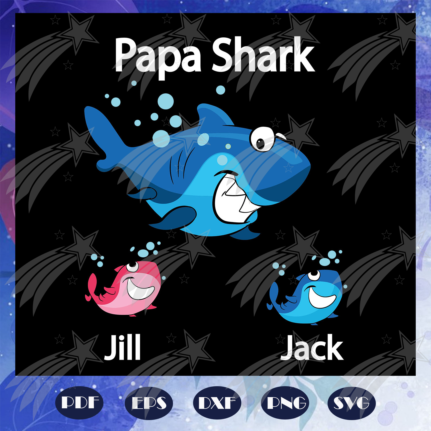 Papa shark svg, fathers day svg, fathers day gift, fathers d | Inspire ...