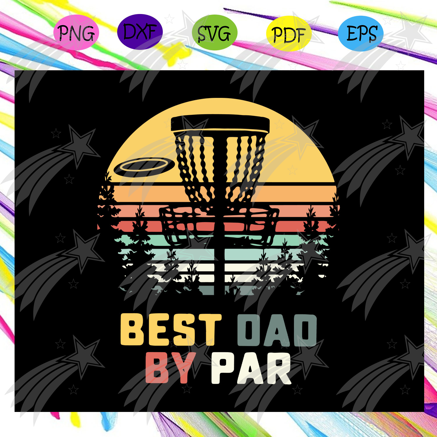 Best dad by par svg, Fathers day svg, father svg, fathers da | Inspire ...