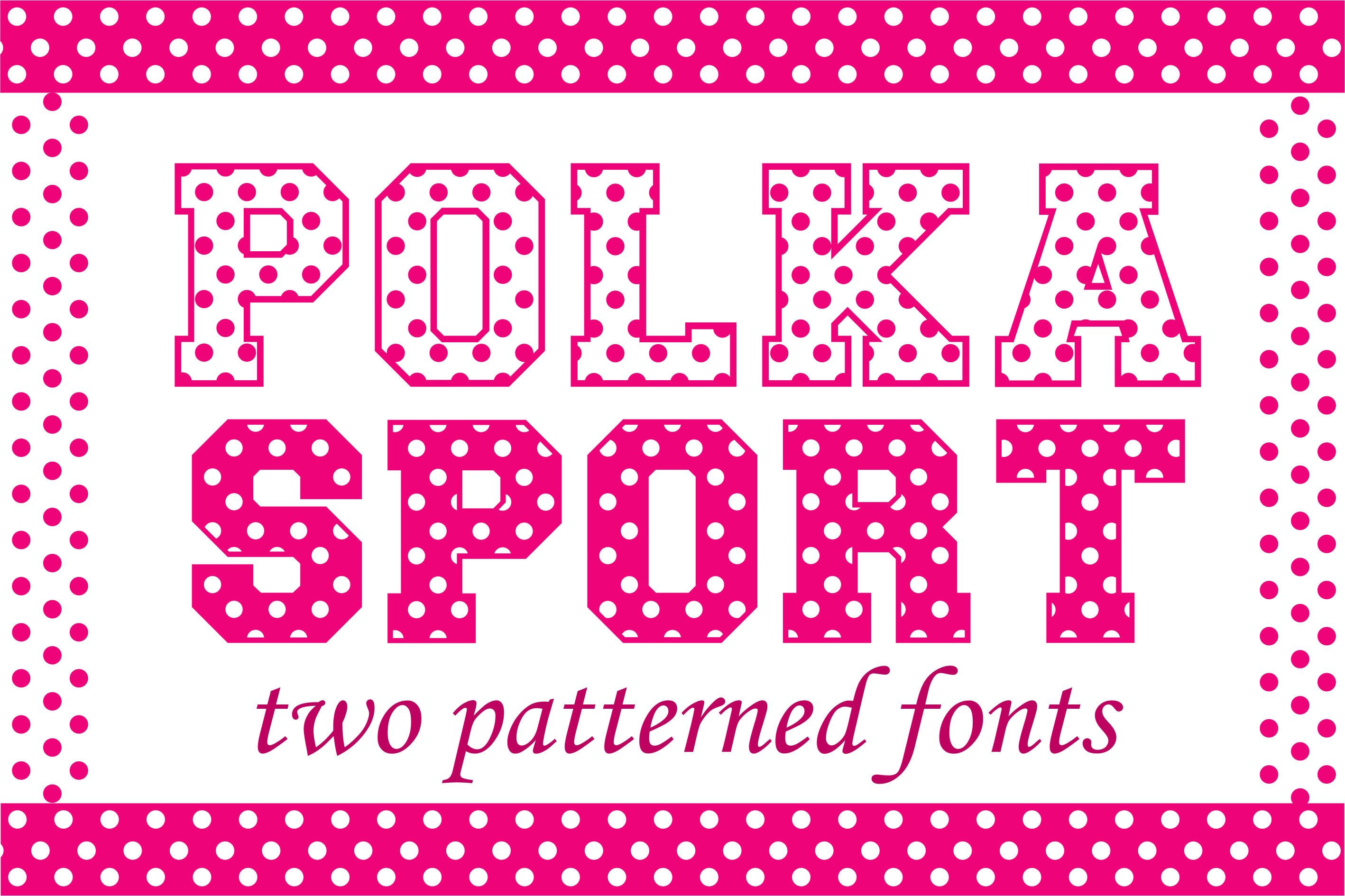 Polka dot Font OTF | Polka Dot Font SVG, Polka dots Letters | Inspire Uplift
