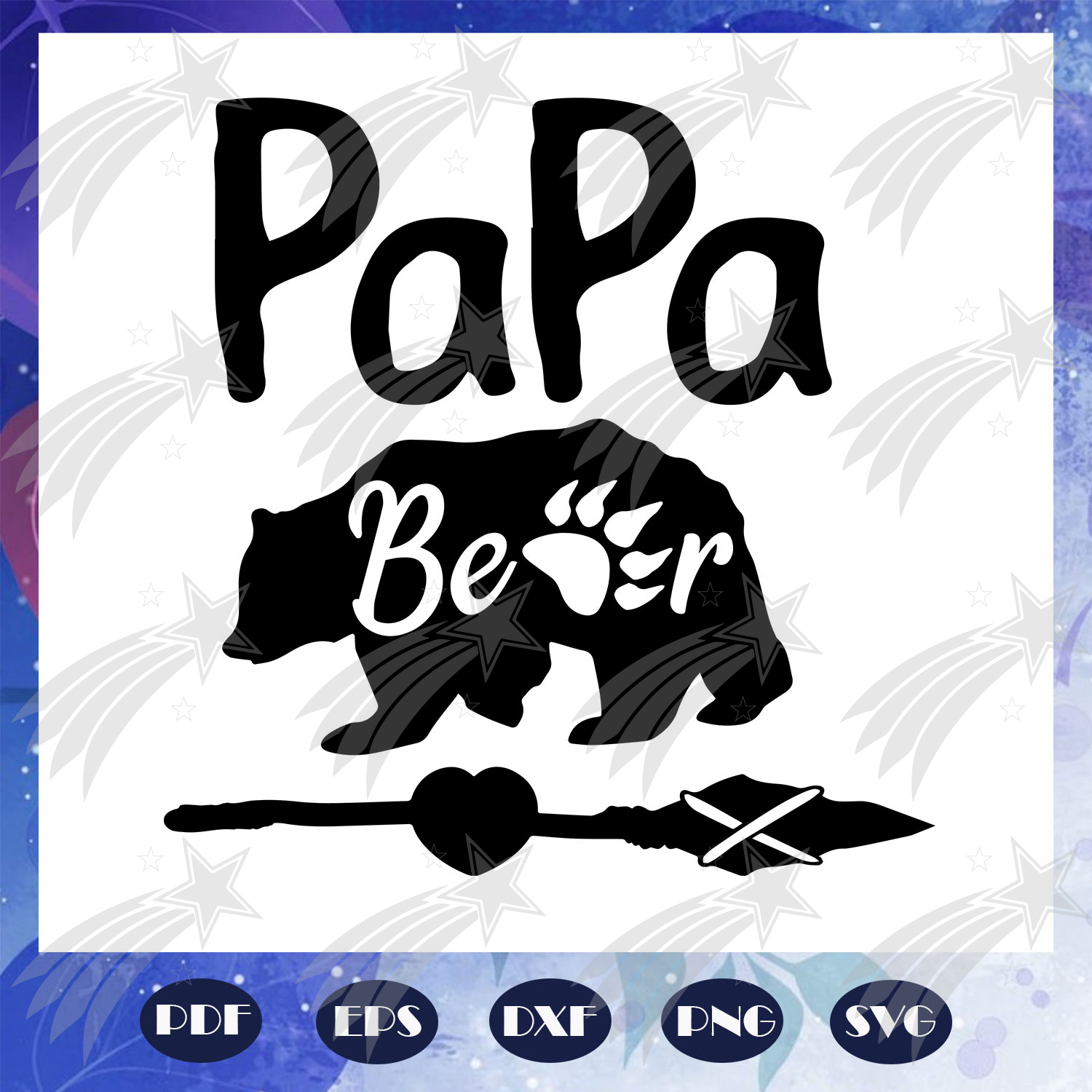 Papa bear svg, bear svg, bear lover svg, papa svg, daddy svg | Inspire ...