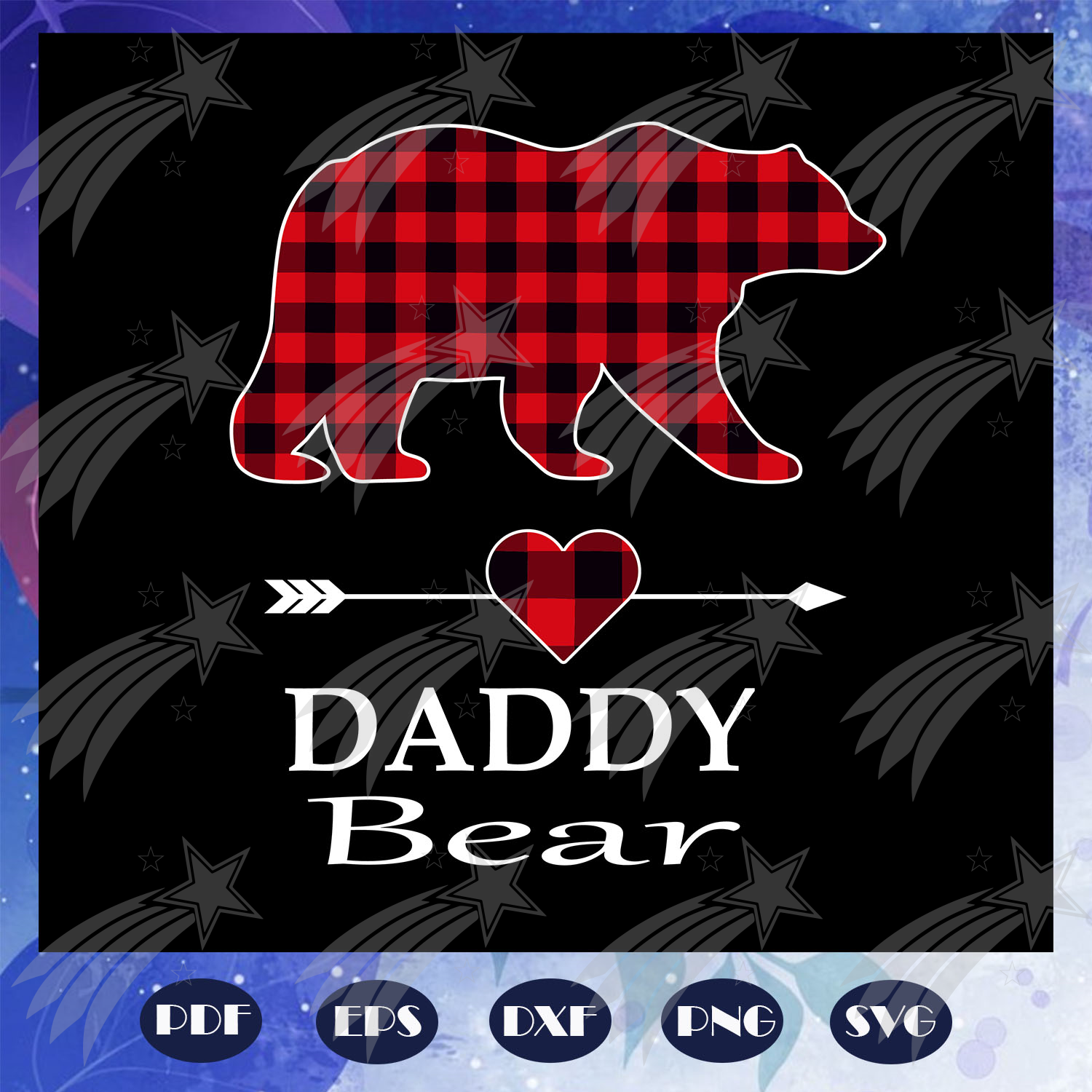 Daddy bear svg, fathers day svg, fathers day gift, gift for | Inspire ...