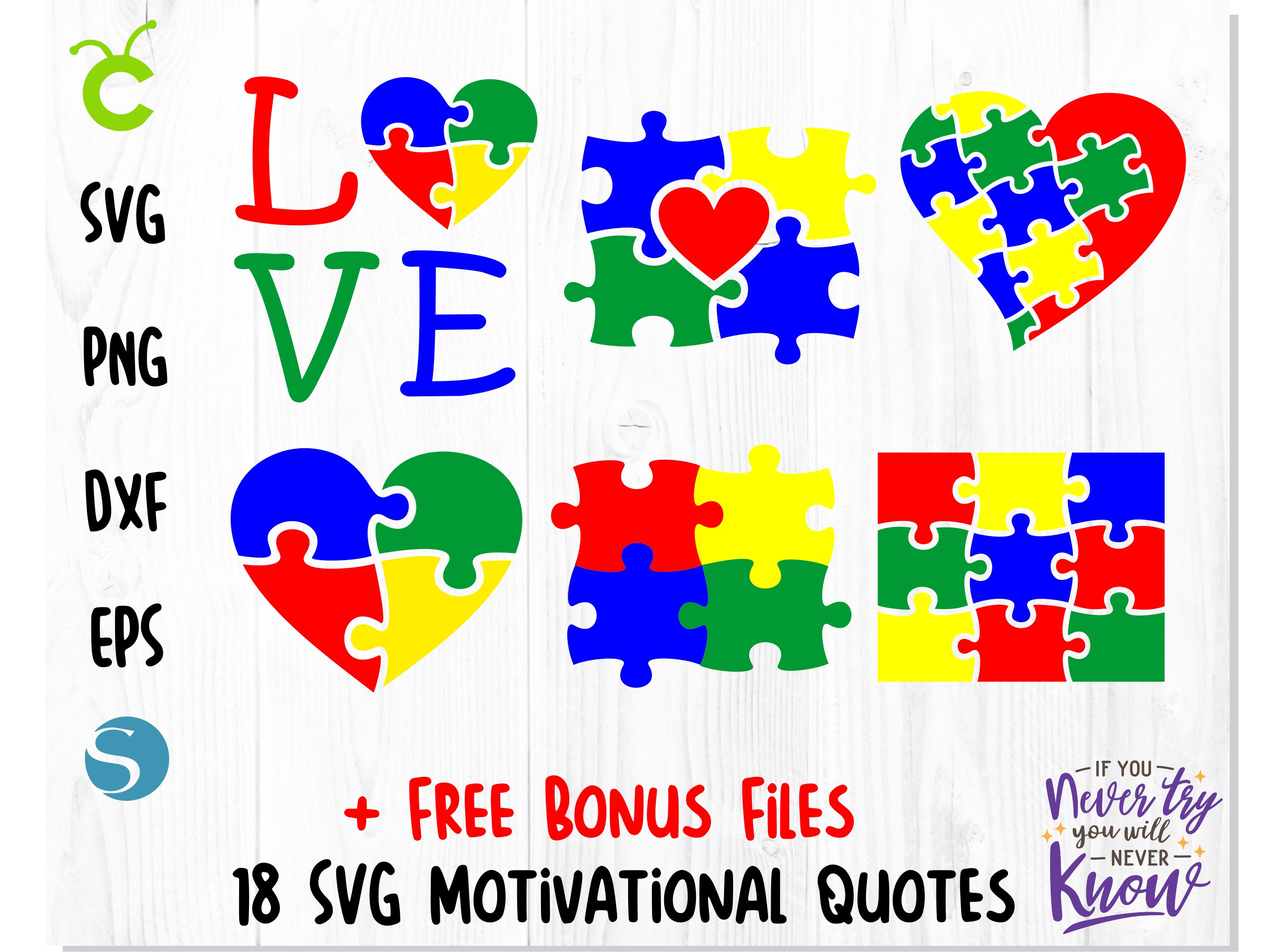 AUTISM SVG BUNDLE, Autism Puzzle SVG bundle, Autism puzzle v | Inspire ...