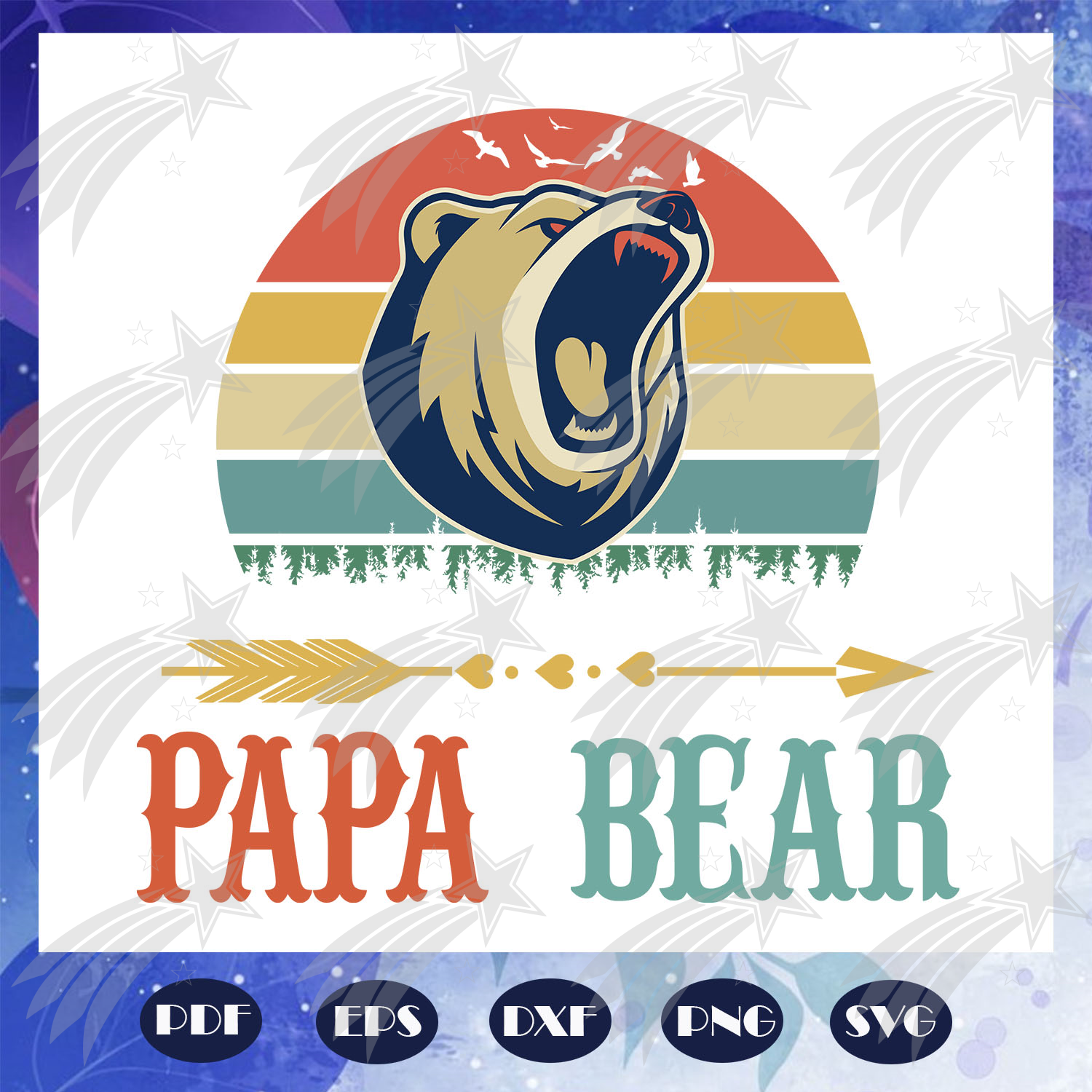 Papa bear svg, fathers day svg, papa svg, father svg, dad sv | Inspire ...