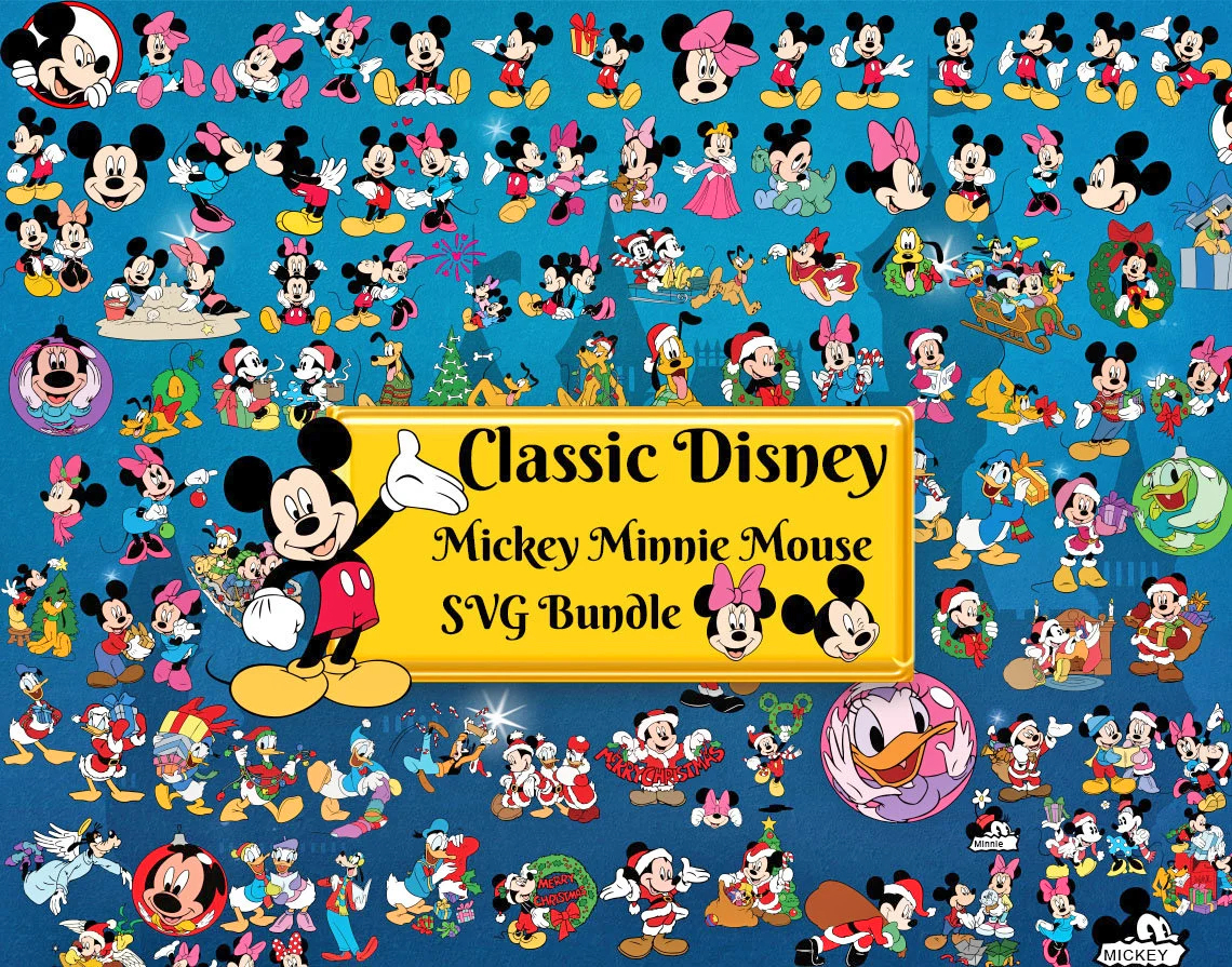 Disney svg, mickey svg, minnie svg disney christmas svg - Inspire Uplift
