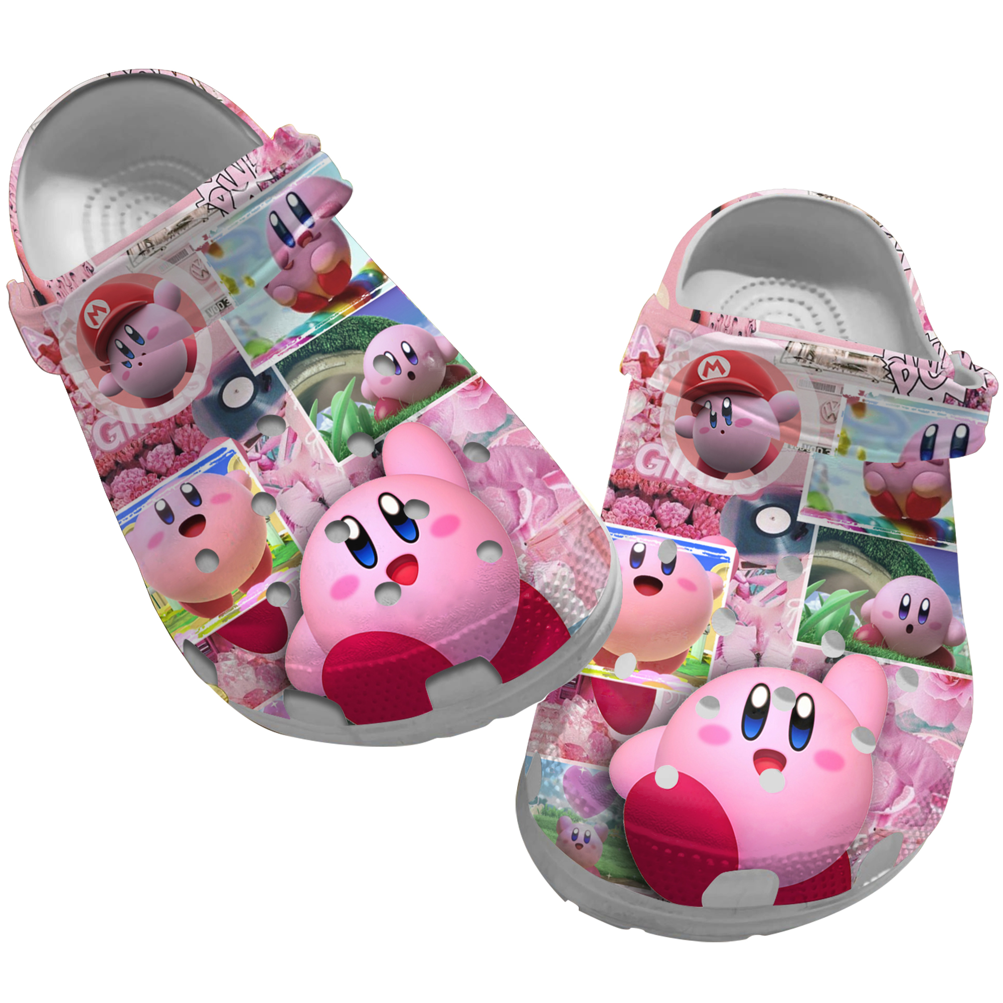 Kirby Clog Shoes Unisex, Kirby Crocs, Kirby Sandals, Video G | Inspire ...
