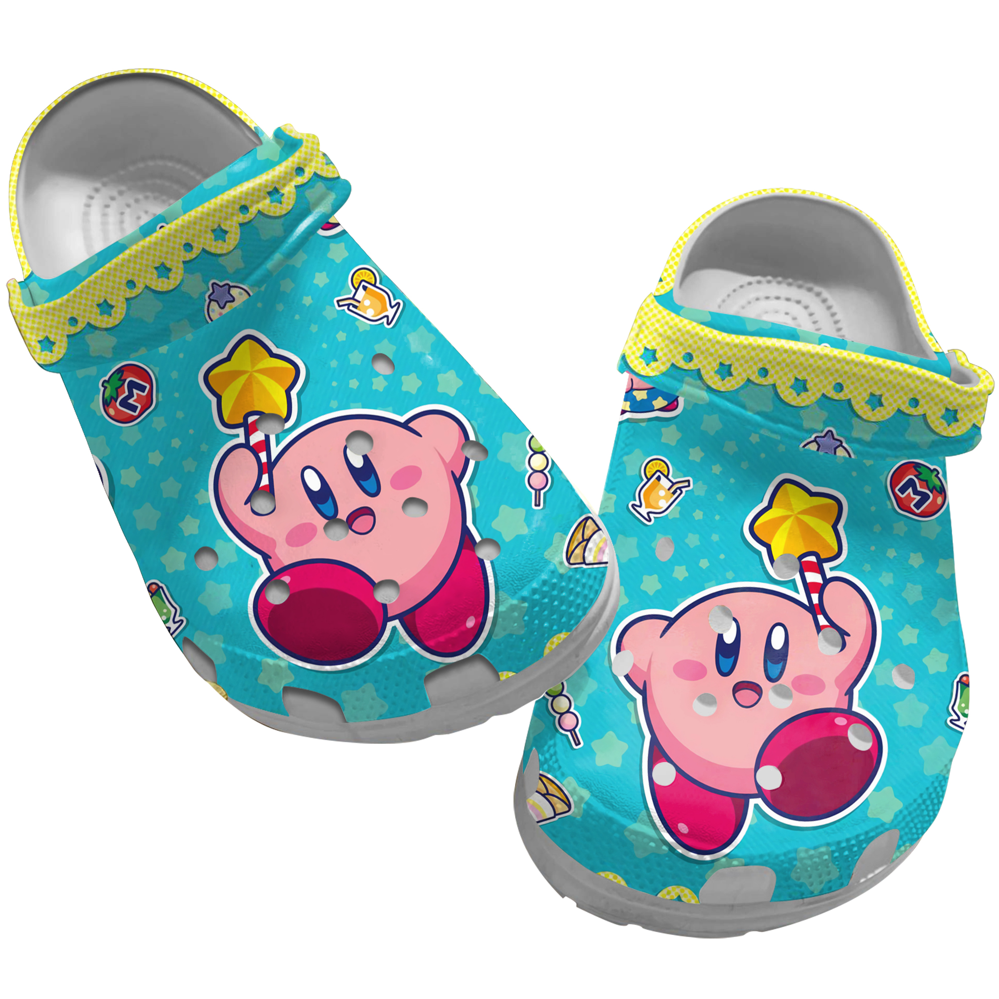 Kirby Clog Shoes Unisex, Kirby Sandals, Video Game Crocs, Vi | Inspire ...