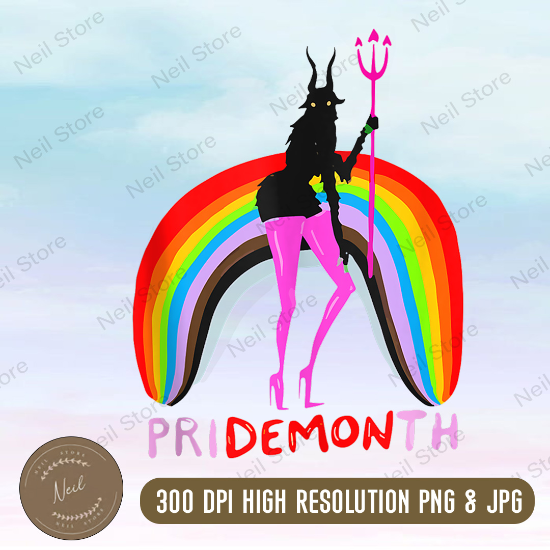 Pride Month Pridemonth Demon Rainbow Cool Pride Month Png, P | Inspire ...