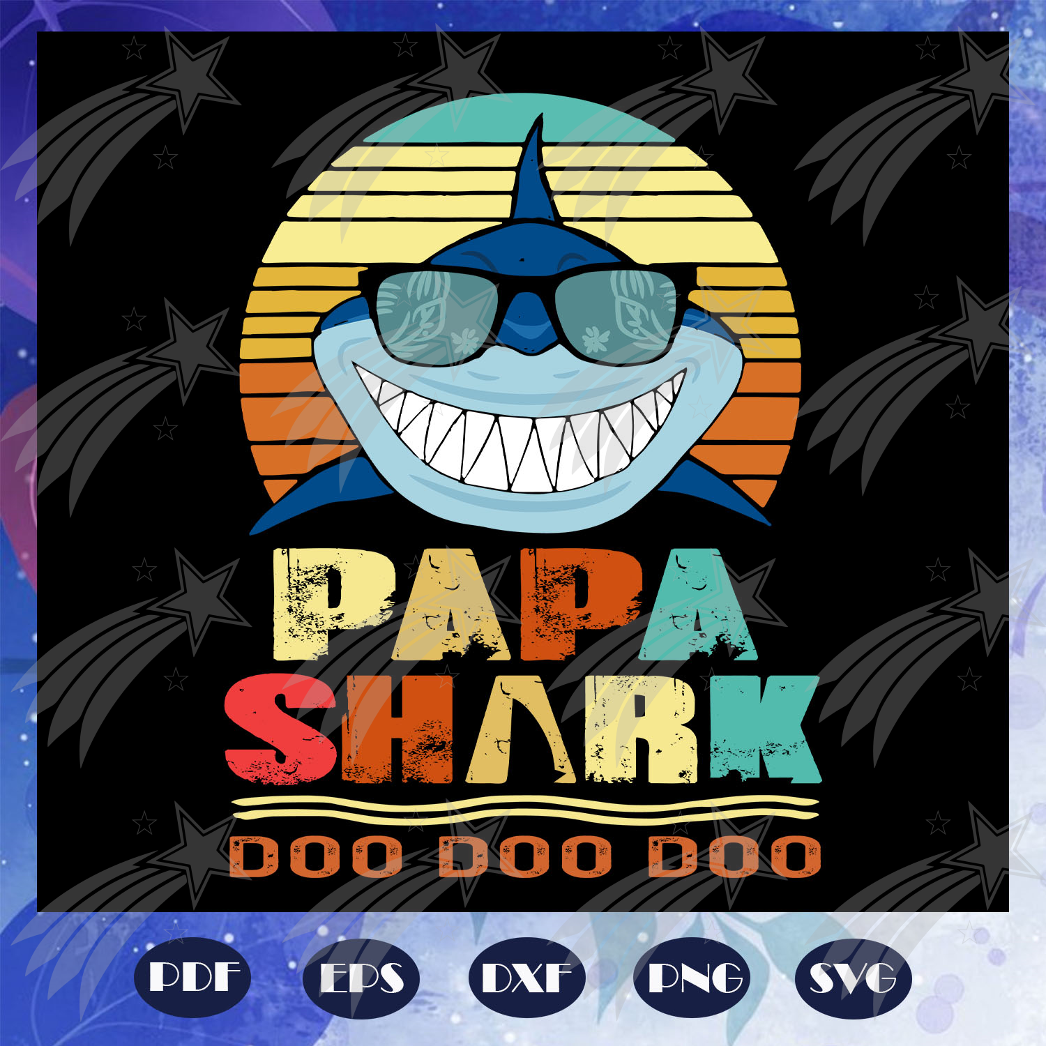 Papa shark doo doo doo svg, Shark Svg, Shark Lover Svg, Dadd | Inspire ...