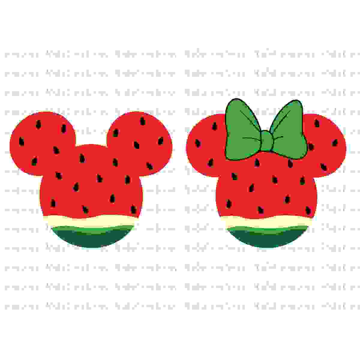 Bundle Mouse Head Watermelon Svg, Watermelon Lover Svg, Summ - Inspire ...