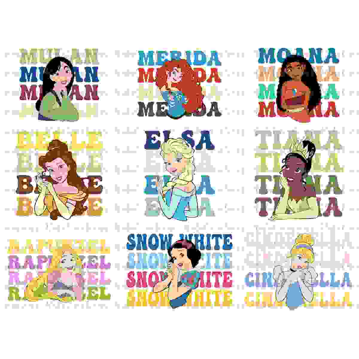 Princesses Svg, Vintage Princess Svg, Family Trip Svg, Vacay - Inspire ...