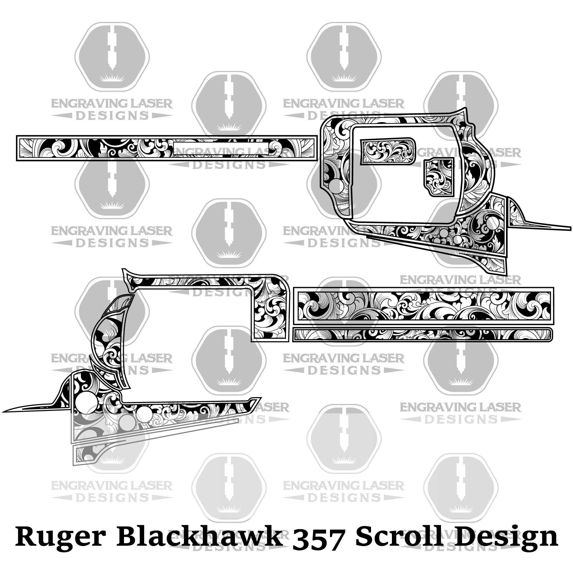 This Engraving Laser Designs Ruger Blackhawk 357 Scroll Desi | Inspire ...
